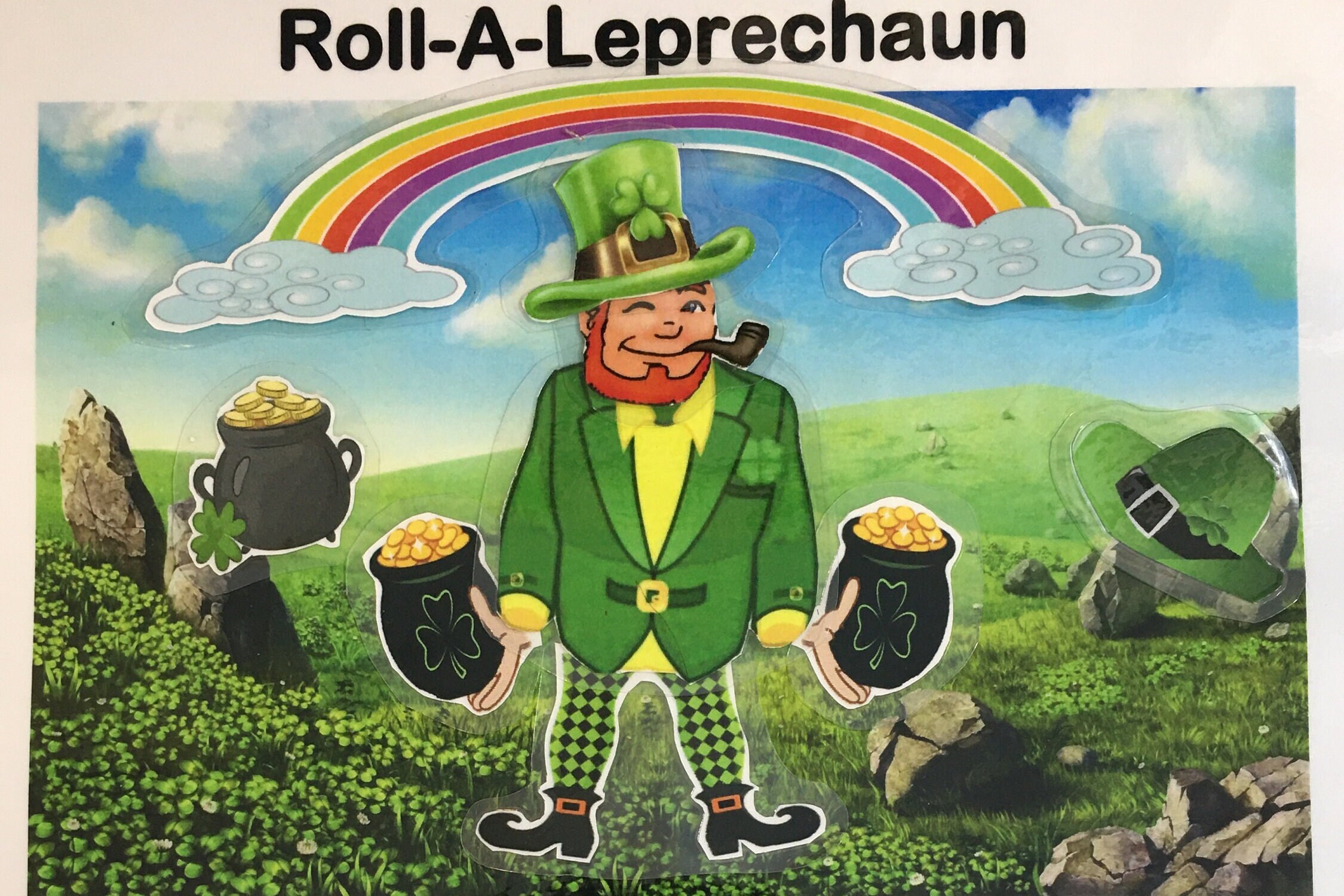 Roll A Leprechaun Dice Game, St Patrick's Day Activity, Indoor Game for ...