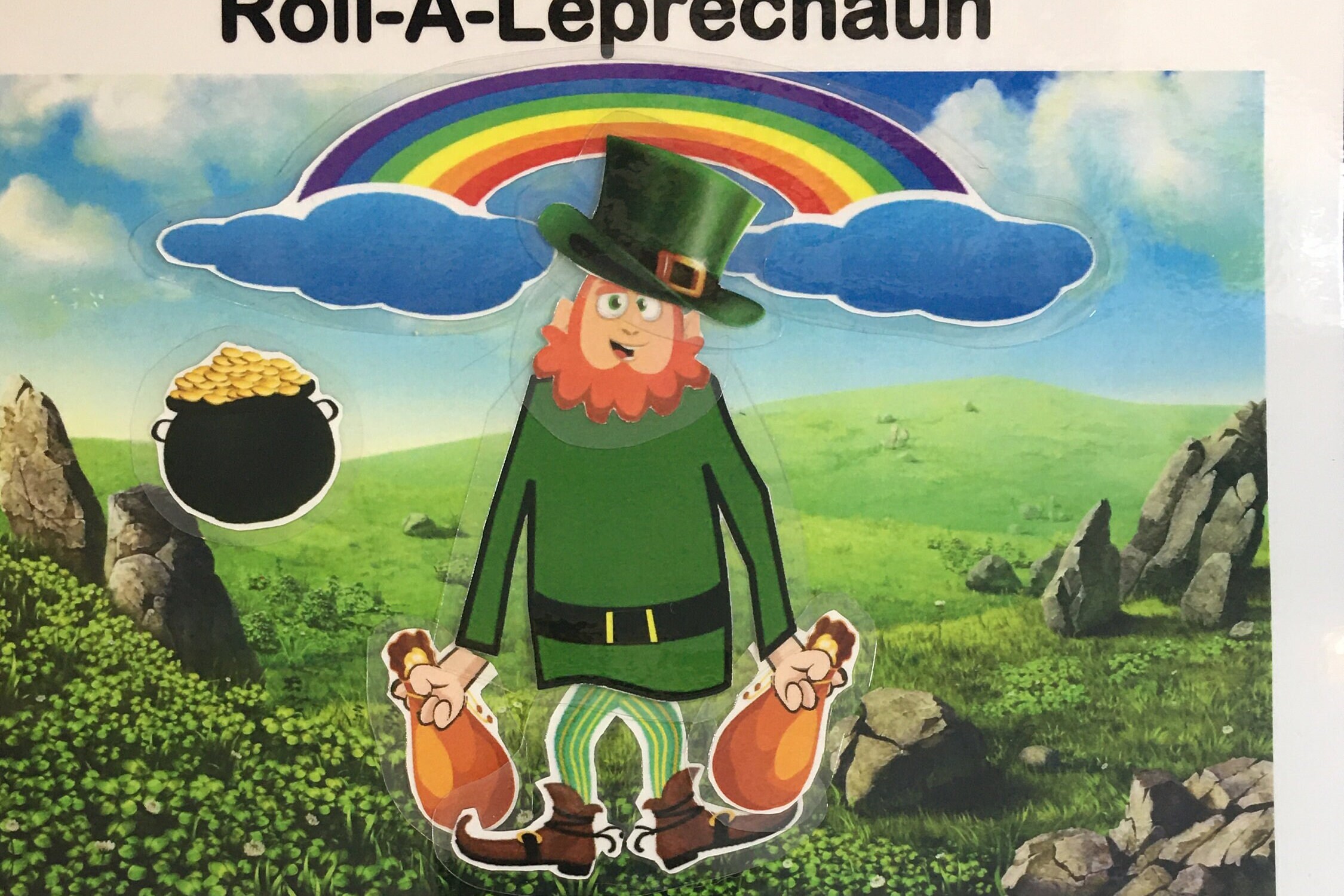 Roll A Leprechaun Dice Game, St Patrick's Day Activity, Indoor Game for ...