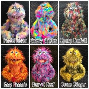 Handmade Furry Puppet, Puppet With Hands, Ventriloquist Prop ...