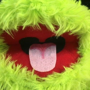 Handmade Furry Puppet With Hands, Ventriloquist Prop, Imaginative Play ...