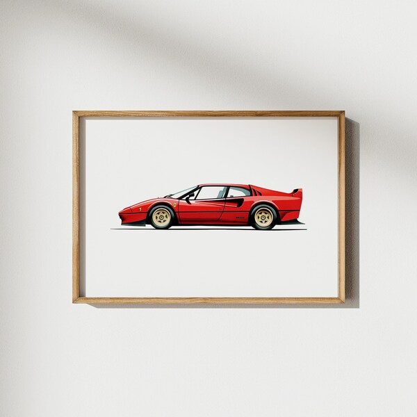Ferrari 288 Gto Poster - Etsy