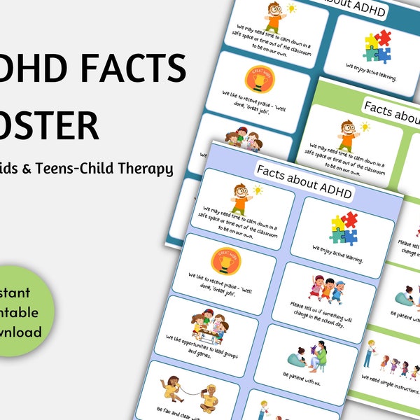 Adhd Posters - Etsy