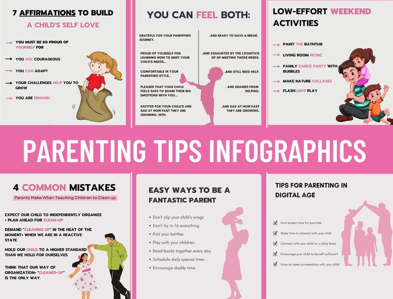 30 Premium Parenting Tips Infographics, Motherhood Infographics ...