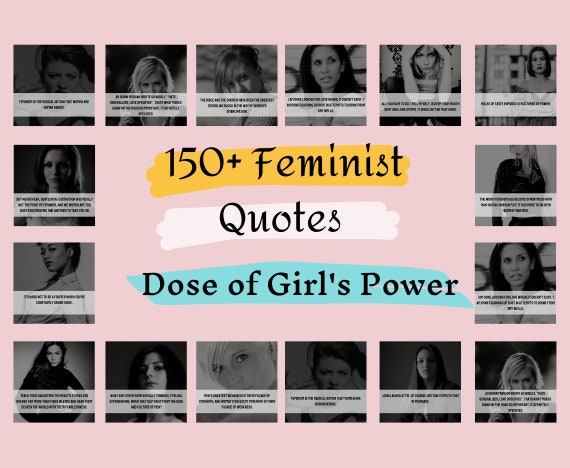 150 Women Empowering Feminist Quotes Instagram Feminism | Etsy