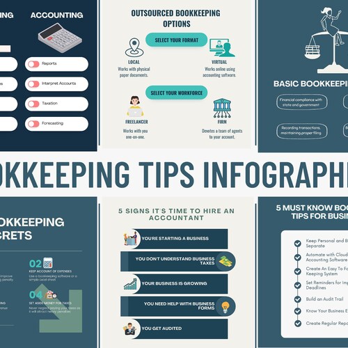 30 Bookkeeping Instagram Post Templates Bookkeeper Business - Etsy