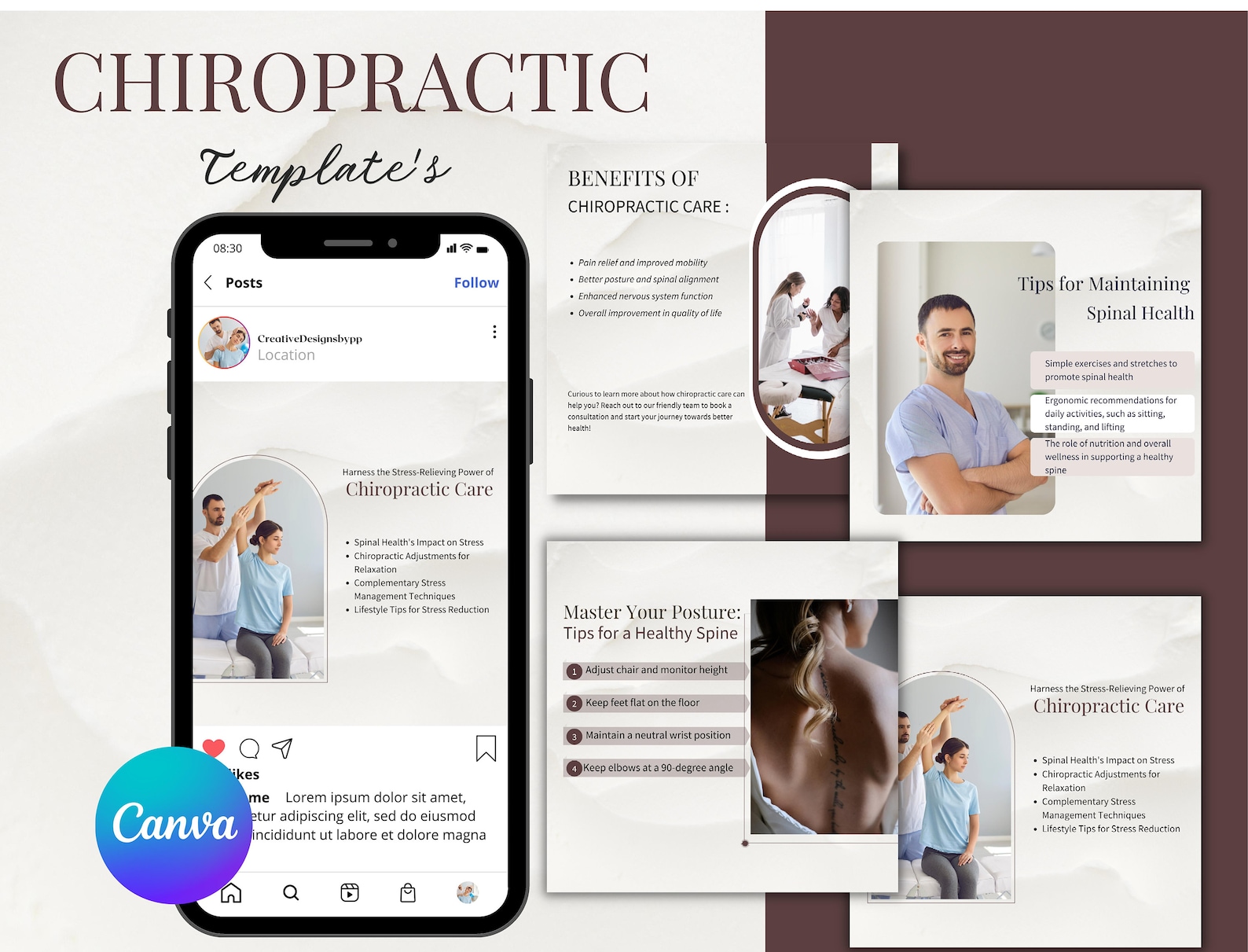 Chiropractic Instagram & Social Media Templates Boost Your Practice's ...
