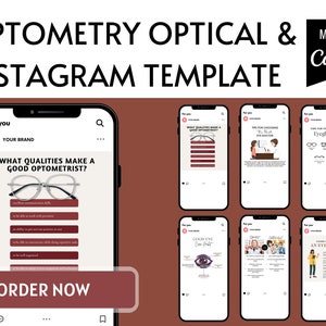 NEW LUANCH ! Optometry & Optical Instagram Post Templates | Optical ...