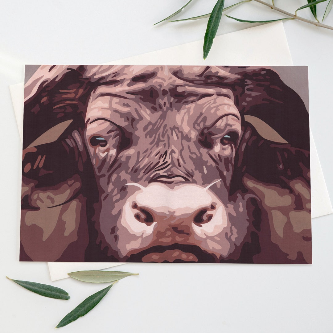 Buffalo Print, Cape Buffalo Wall Decor, Safari Wall Art, Buffalo Art ...