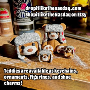 3005 Teddy Bear Christmas Ornament - Childish Gambino Inspired Gift - Etsy