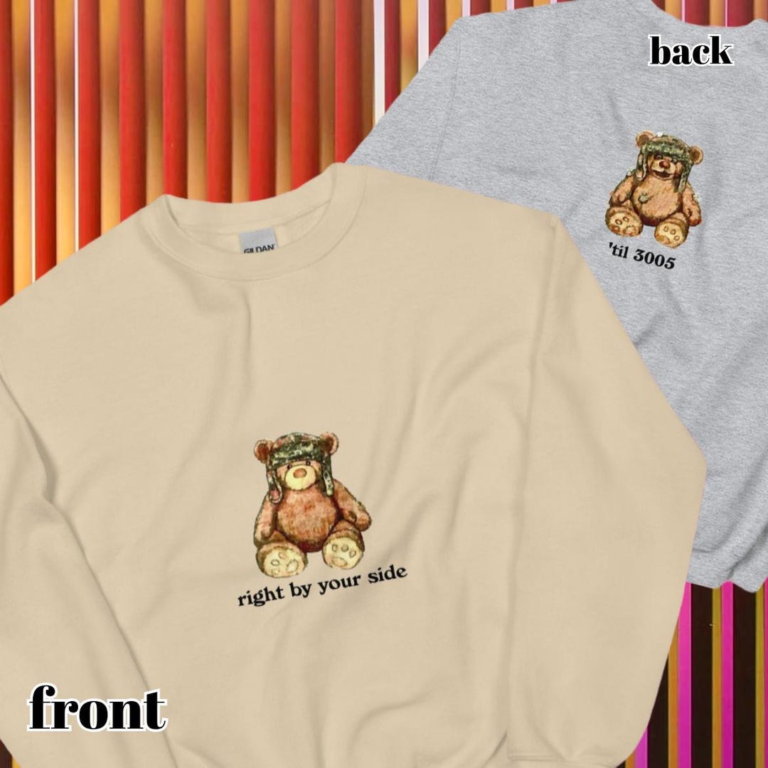 3005 Teddy Bear Front and Back Sweatshirt - Childish Gambino Inspired ...