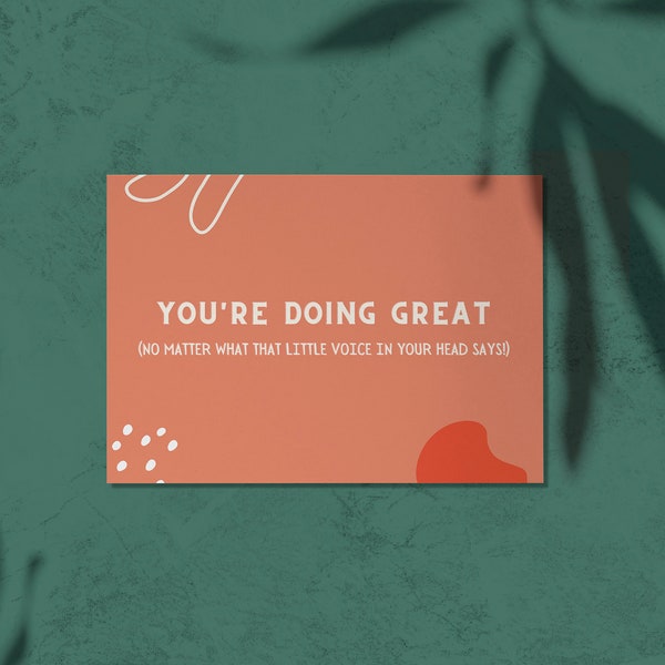 Motivational Postcards - Etsy UK