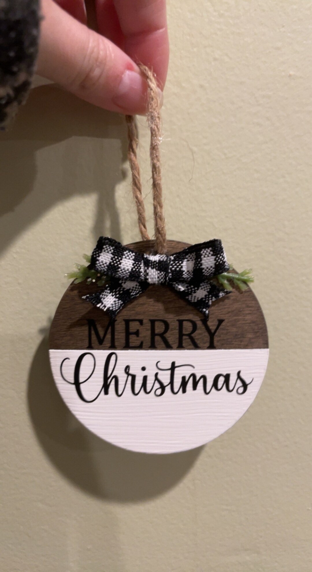 Rustic Christmas Ornaments | Personalized Christmas Ornaments | Custom ...