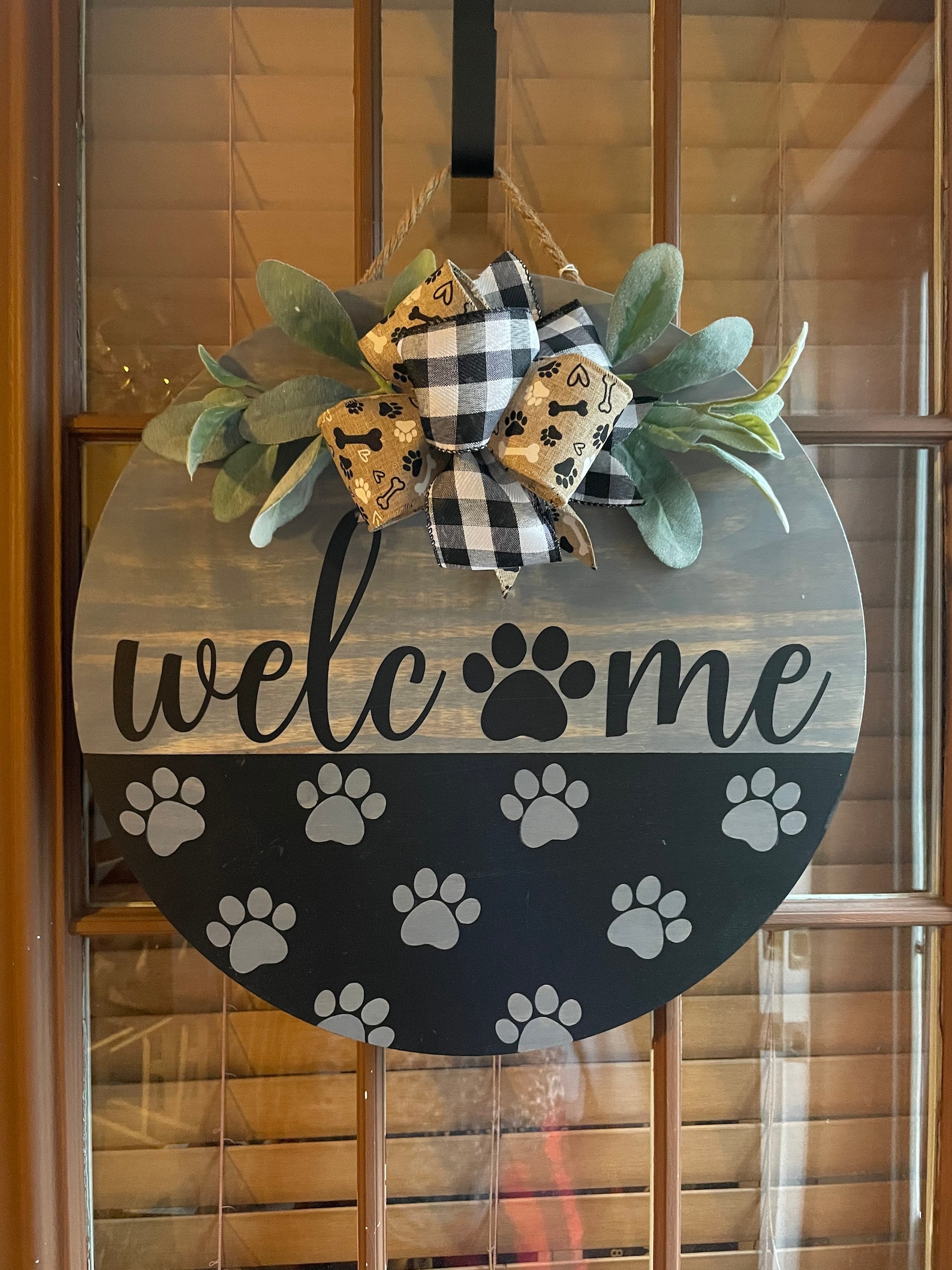 Welcome Door Hanger Welcome Door Sign Custom Door Hanger - Etsy