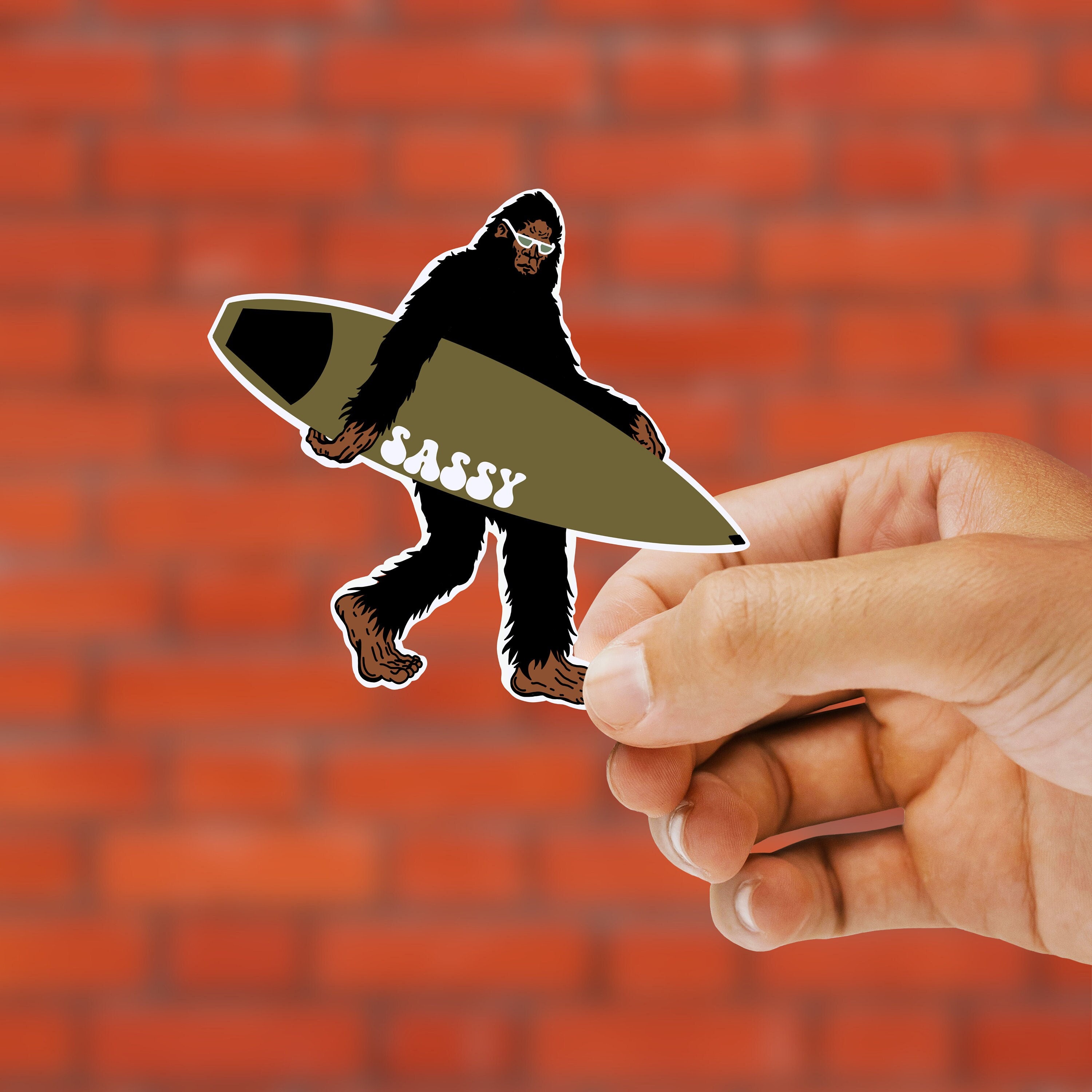 Sasquatch Stickers Sasquatch Sticker Sasquatch Decal Believe - Etsy