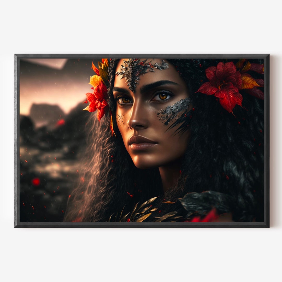 Hula Art Hawaiian Decor Hula Dancer Art Digital Print Hula Girl ...