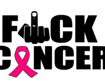 Fu Cancer Car Decal | Etsy