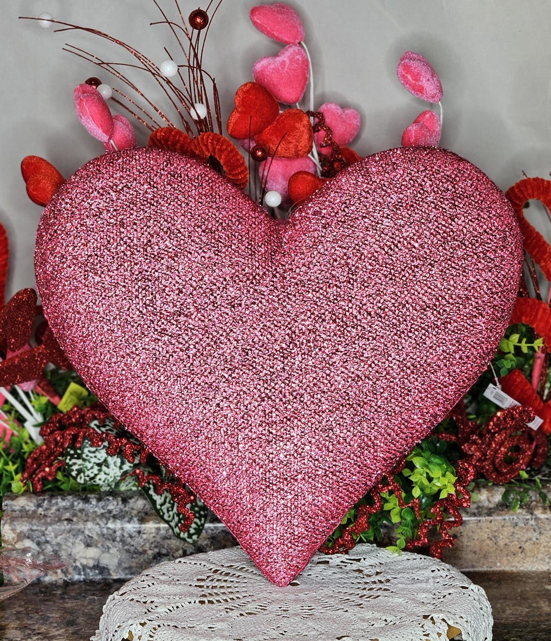 Valentines Large Pink Colored Heart 16 Inch - Etsy