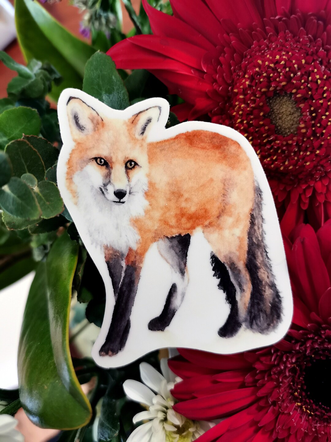 Waterproof Vinyl Fox Sticker - Etsy