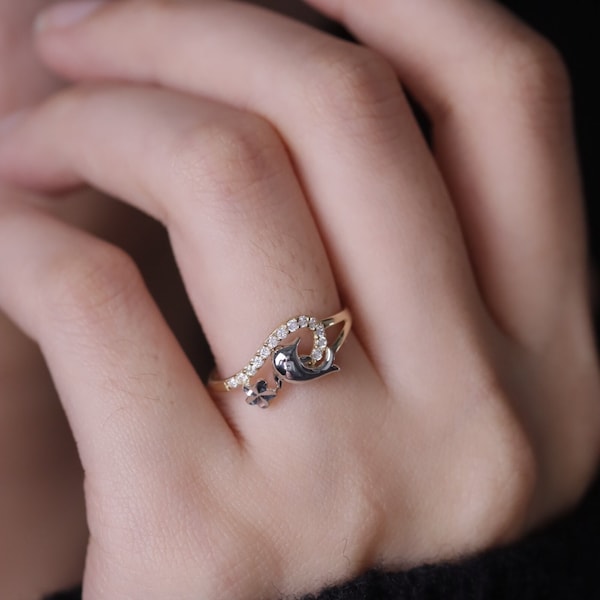 Dolphin Ring - Etsy
