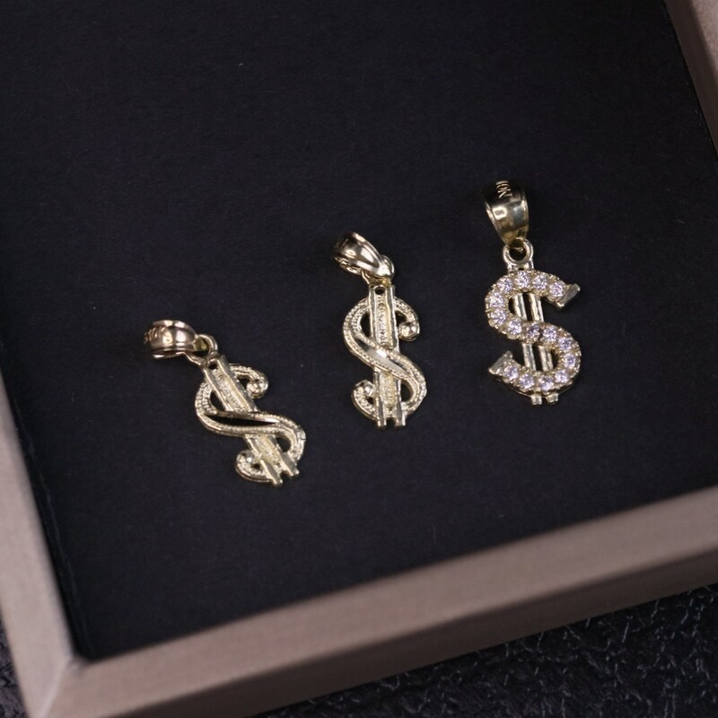 Dollar Sign Necklace - Etsy