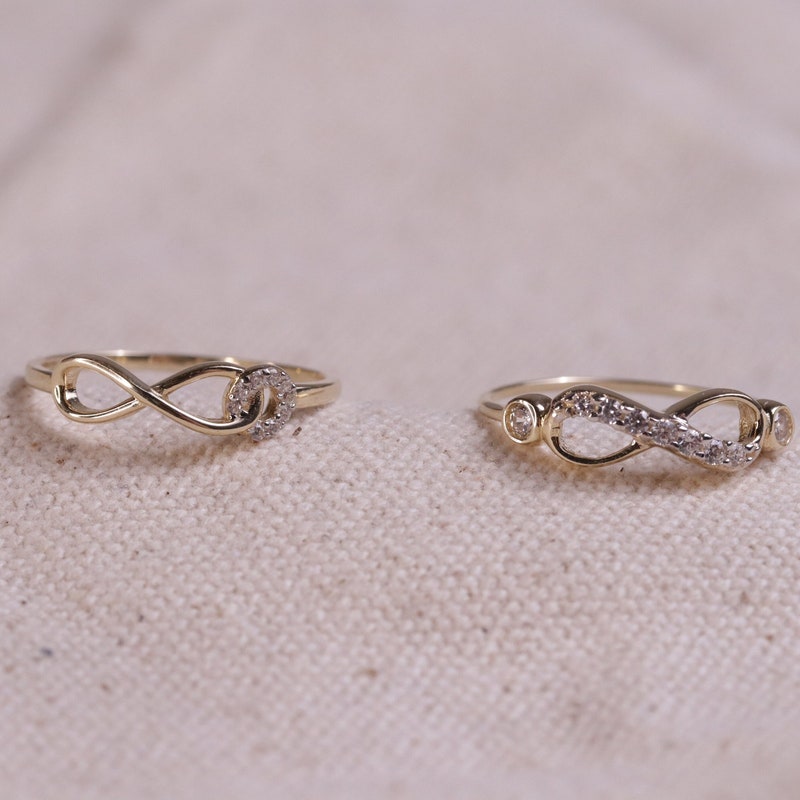 Gold Infinity Ring - Etsy