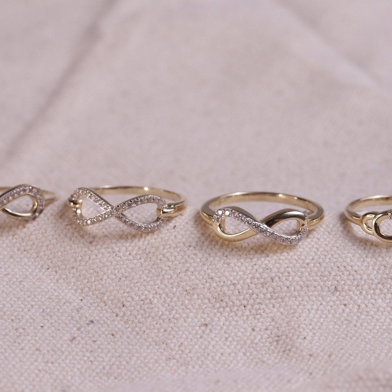 Infinity Rings - Etsy