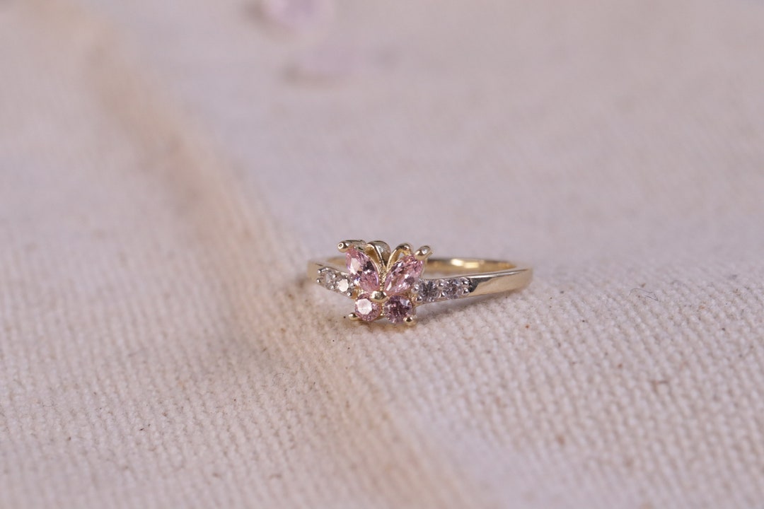 14k Gold Midi Ring Band, Pinky Ring, Stacking Ring, Women Midi Ring ...