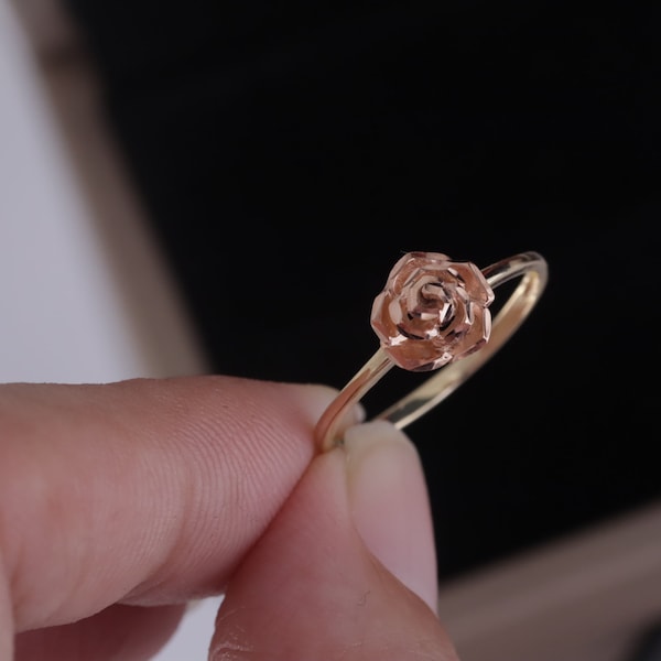Rose Ring - Etsy