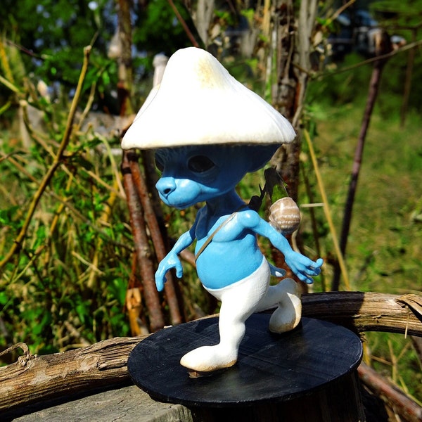 Smurf Hat - Etsy