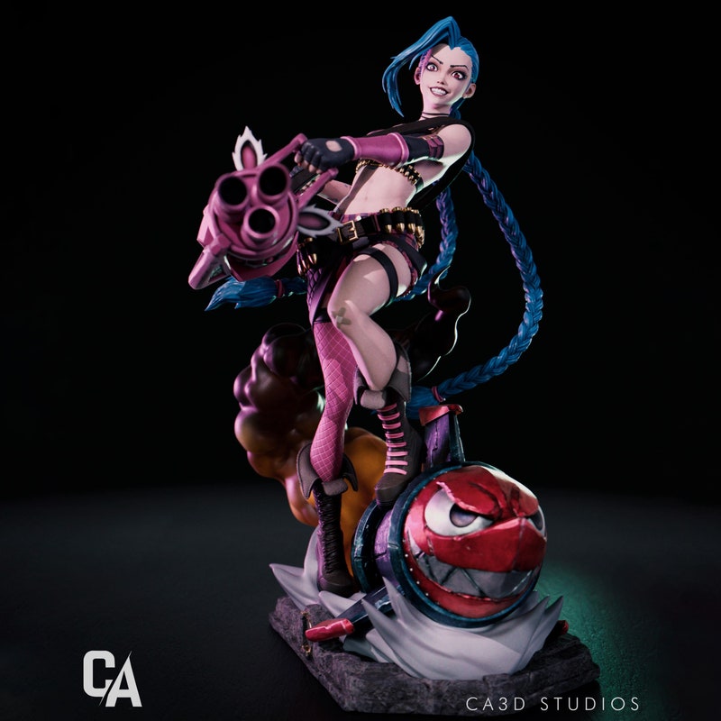 Arcane Jinx Statue - Etsy