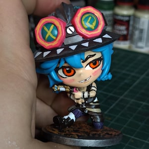 Hand-painted Isha Figure: Arcane Lol Collectible Statue - Etsy