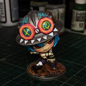 Hand-painted Isha Figure: Arcane Lol Collectible Statue - Etsy