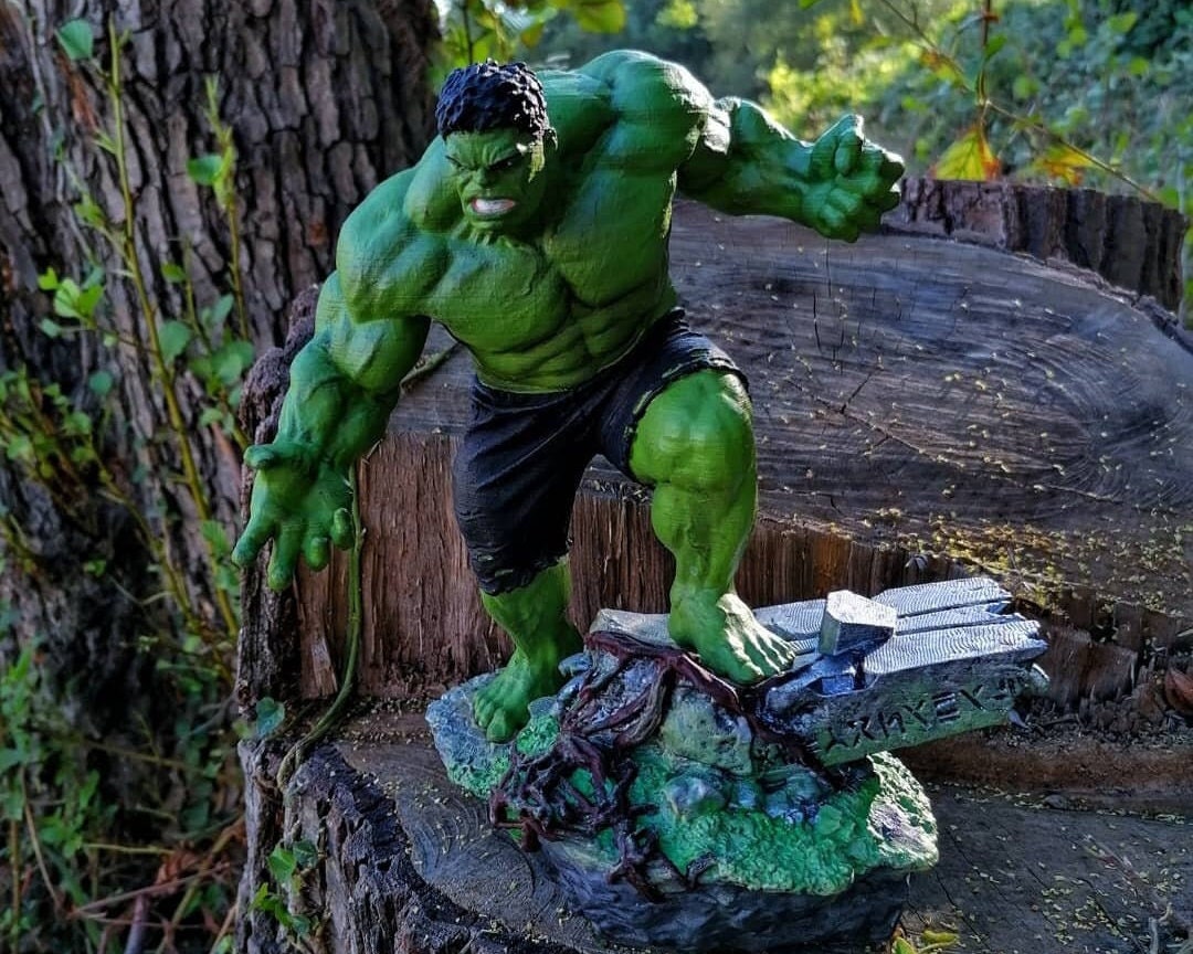 Hand Painted Hulk Figure Marvel Figure Collectible High Quality Gift ...