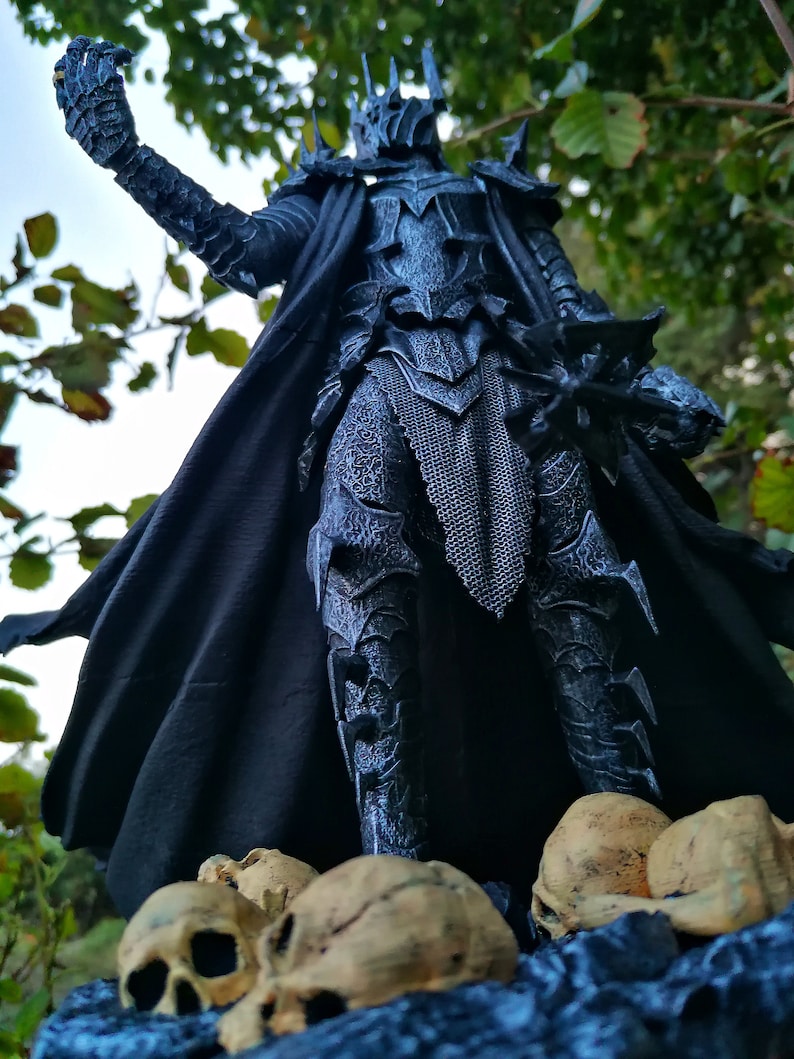Sauron Figure From LOTR Detailed Hand-painted Resin A - Etsy
