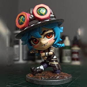 Hand-painted Isha Figure: Arcane Lol Collectible Statue - Etsy