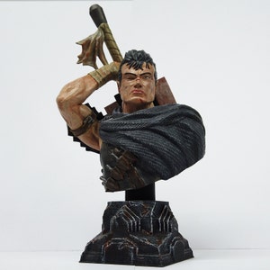 Hand-painted Guts Bust: Berserk Figurine, Anime Fan Gift - Etsy