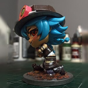 Hand-painted Isha Figure: Arcane Lol Collectible Statue - Etsy