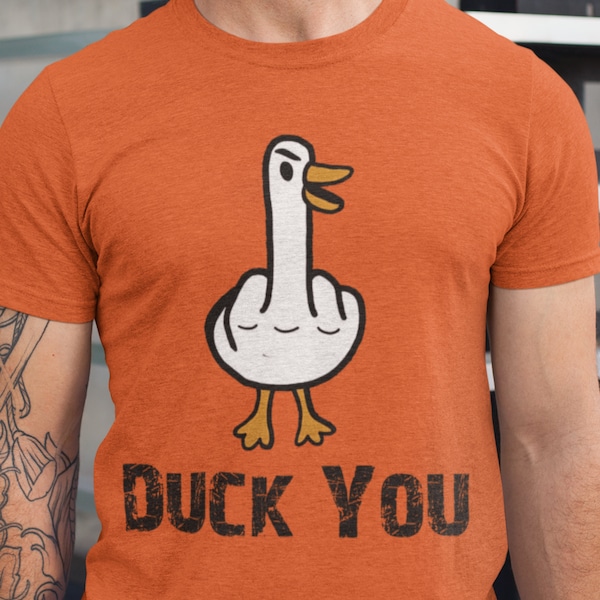 Middle Finger Duck the Duck You - Etsy
