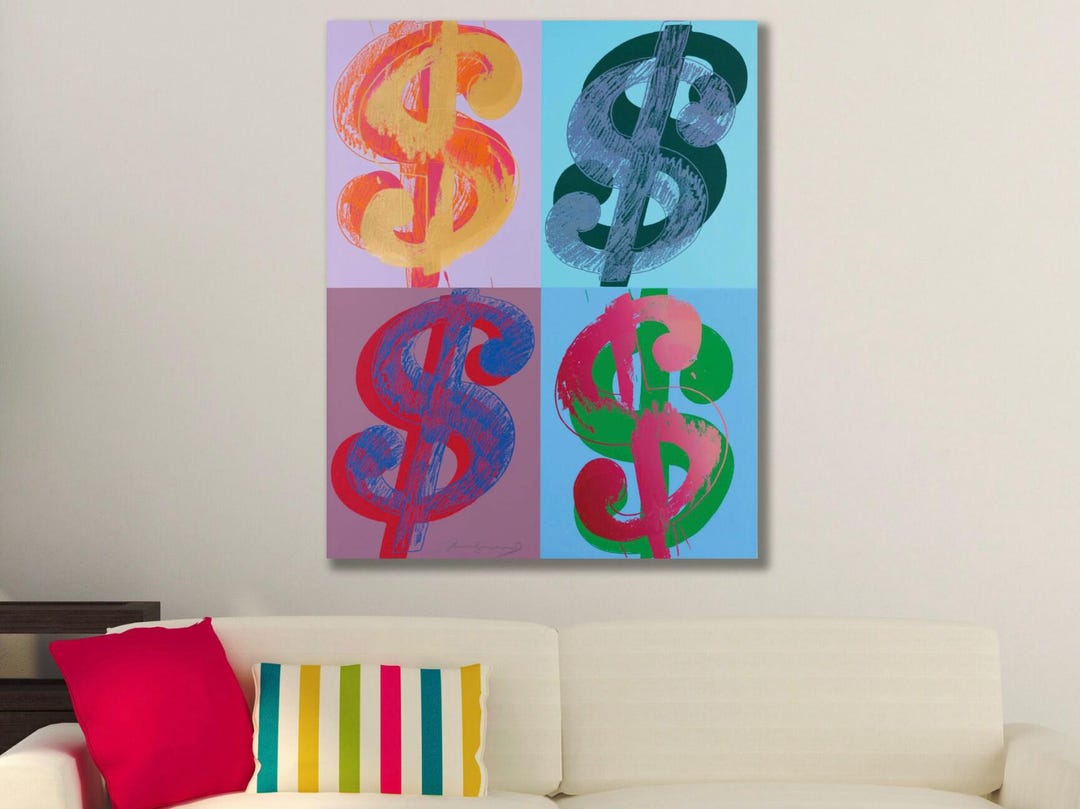Dollar, Pop Art, Graffiti, Street Art, Office Decor, Pub Decor, Barber ...