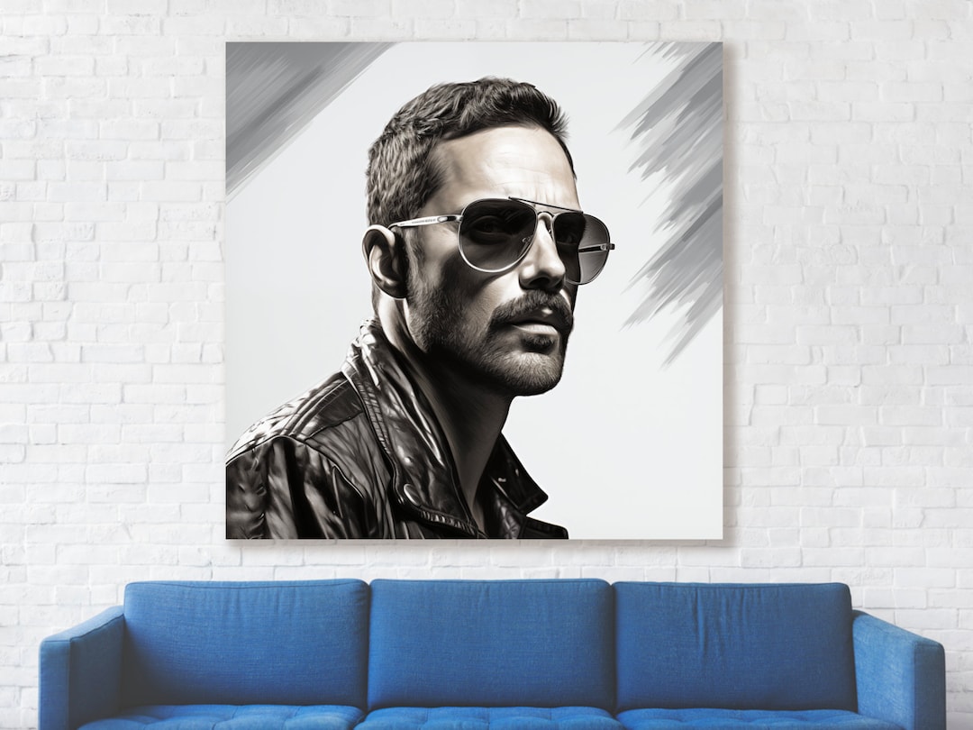 Freddie Mercury, Queen, Rock Star, Legend, Monochrome, Portrait, Show ...