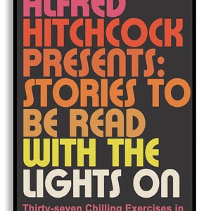Alfred Hitchcock, Director, Thriller, Font, Minimalism, Poster, Vintage ...