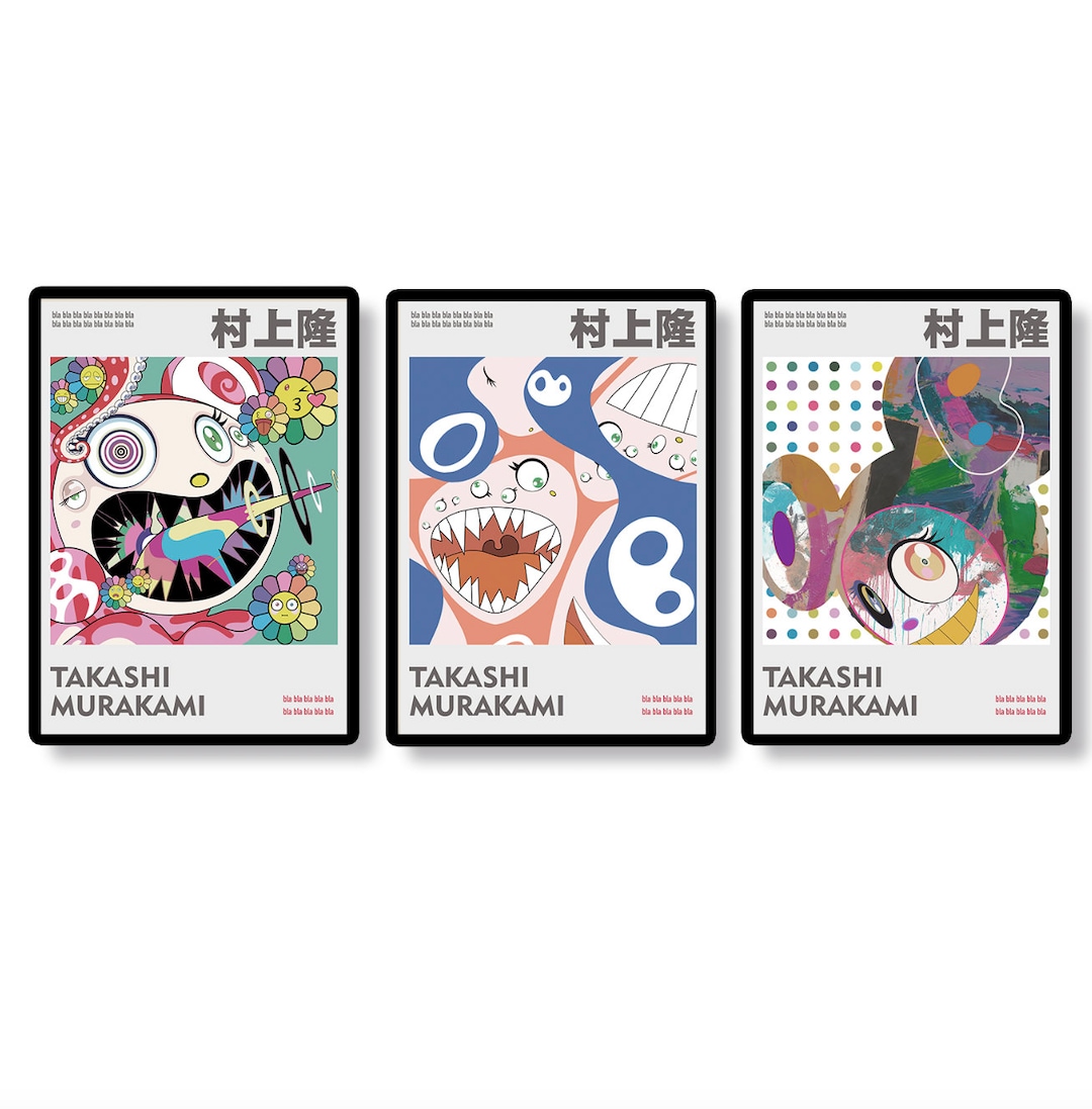 3 in 1, Contemporary Artist, Pop Art, Japanese Art, Superflat Movement ...