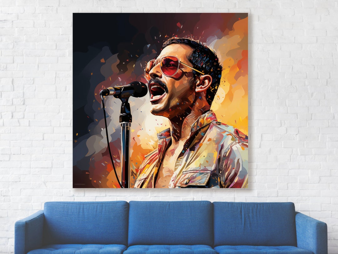 Freddie Mercury, Rock Star, Legend, Monochrome, Portrait, Show Must Go ...