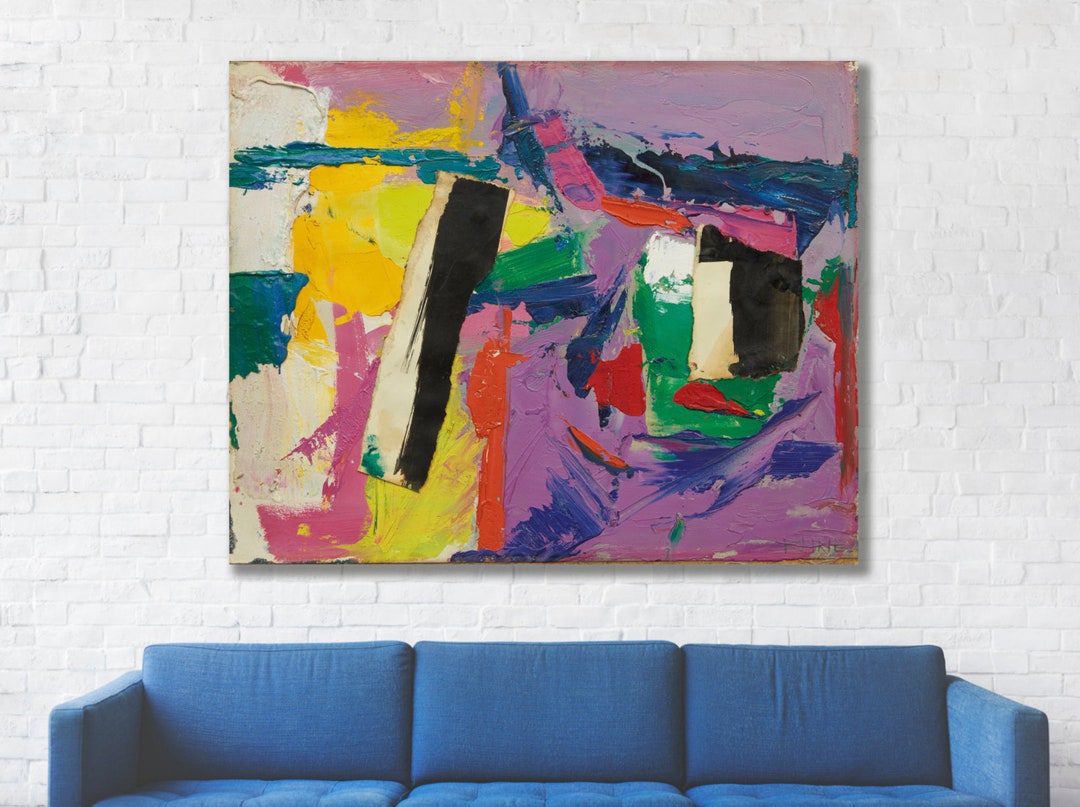 Franz Kline Abstract Art Multi-colored Spots of Paints - Etsy