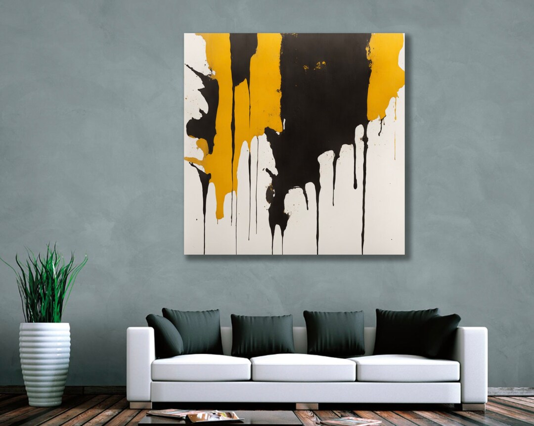 Franz Kline, Abstract Art, Orange Outline, Expressionism, Gestural ...