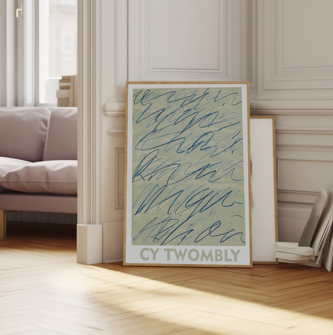 Cy Twombly, Lettering, Green Poster, Abstract Expressionism, Tachisme ...