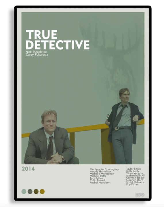True Detective Matthew Mcconaughey Poster