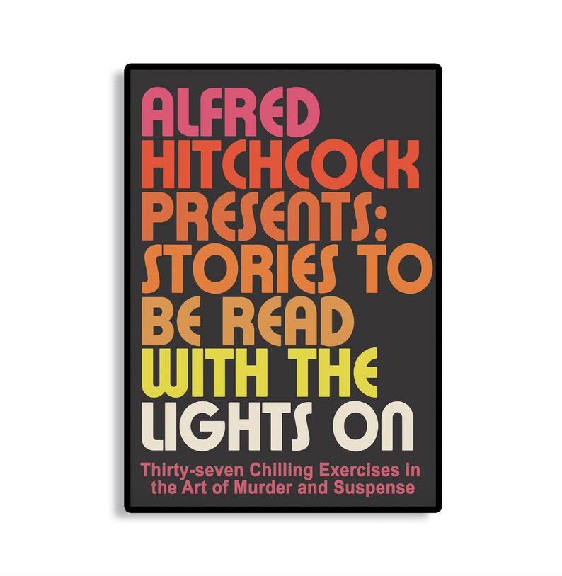 Alfred Hitchcock Director Thriller Font Minimalism - Etsy