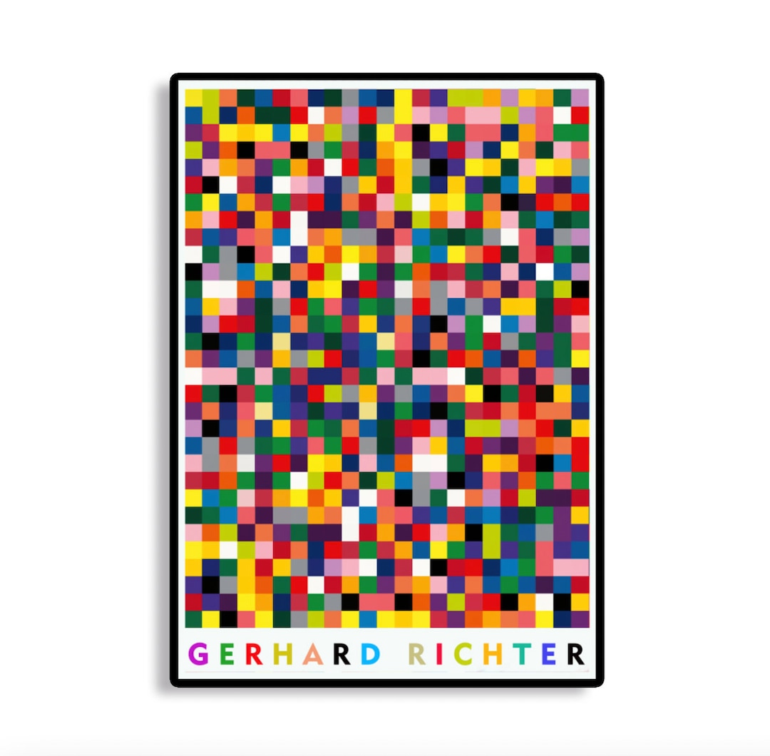 Gerhard Richter, Pixels, Tetris, Squares, Colored Stripes, Abstraction ...