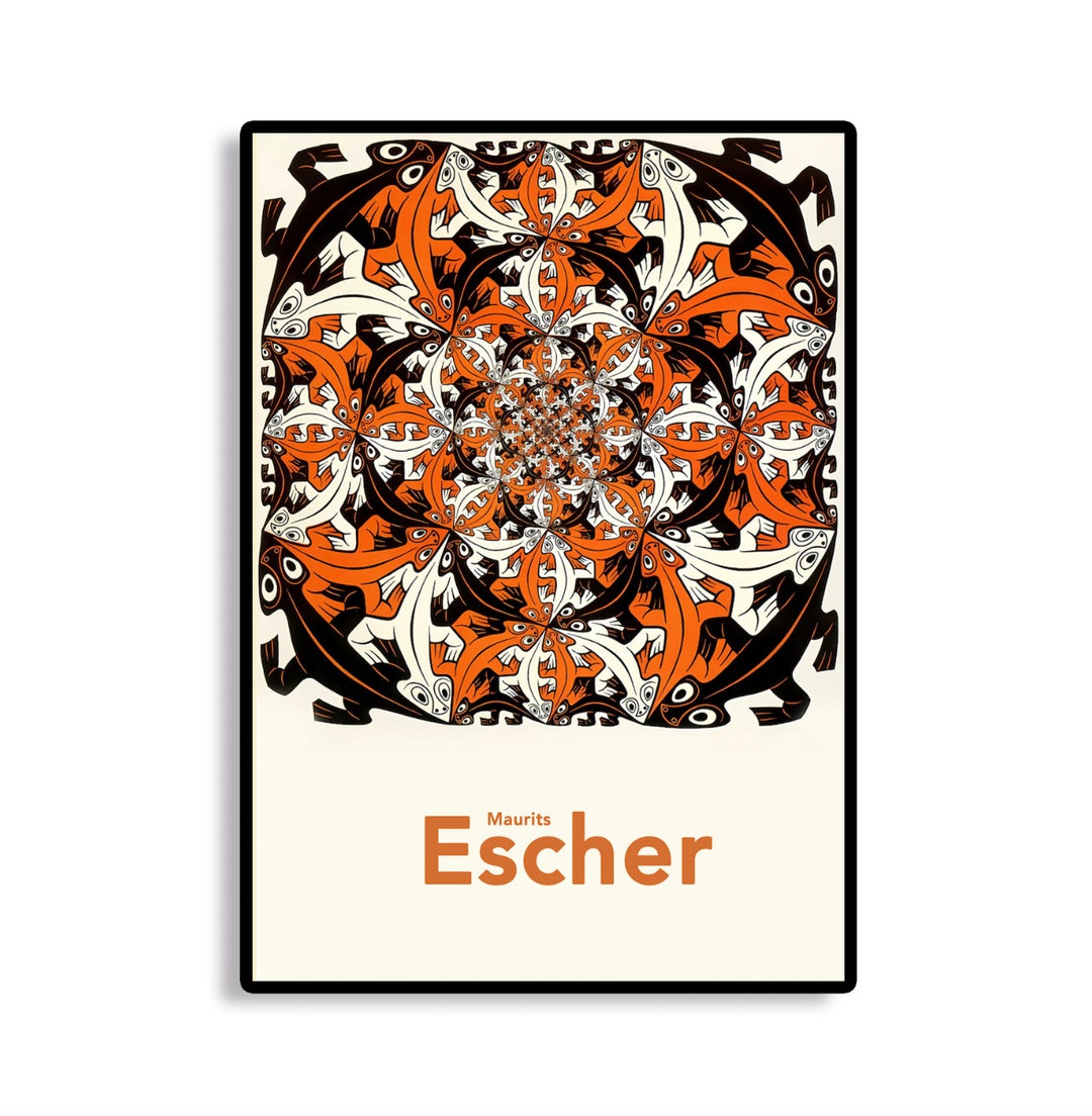 Escher, Graphics, Illusion, Pattern, Vintage Style, Abstract ...